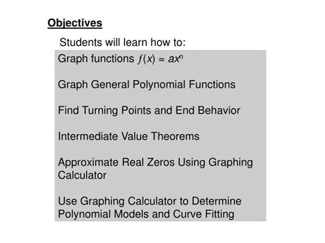 ppt polynomial functions graphs applications and models powerpoint