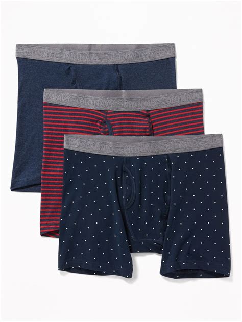 Soft Washed Built In Flex Boxer Briefs 3 Pack For Men Old Navy Mens