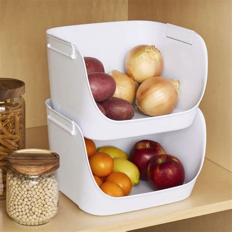 Youcopia Shelfbin Stacking Pantry Bins Stackable Storage Basket