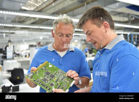 Working In A Microelectronics Manufacturing Factory Component