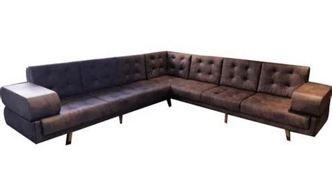 8 Seater Wooden Brown L Shape Sofa Set At Rs 22500 Set In Ahmedabad Id 2853142376248