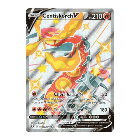 Sv108 Sv122 Centiskorch V Shiny Star It Mint Federicstore