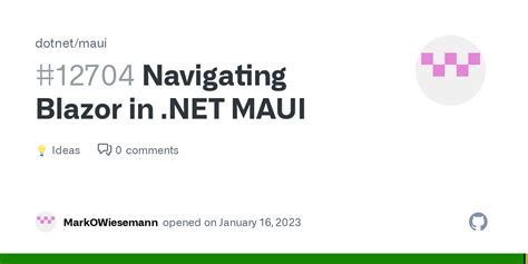 Navigating Blazor In NET MAUI Dotnet Maui Discussion GitHub