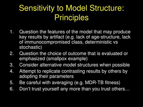 Ppt Sensitivity Analysis Parameters And Structure Powerpoint