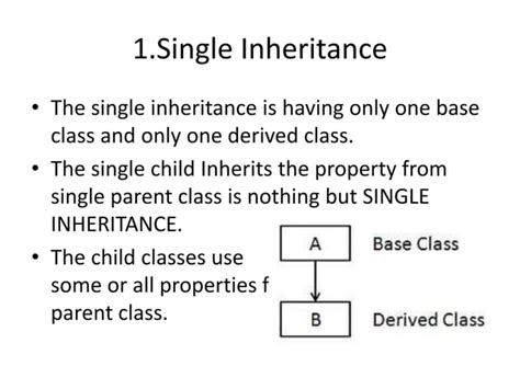 Oops Inheritance Ppt
