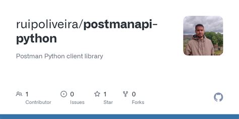 GitHub Ruipoliveira Postmanapi Python Postman Python Client Library