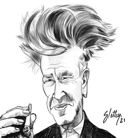 Sketch Caricature David Slatten Caricatures