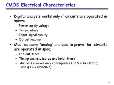 cmos logic circuits ppt consumer electronics technology and computing