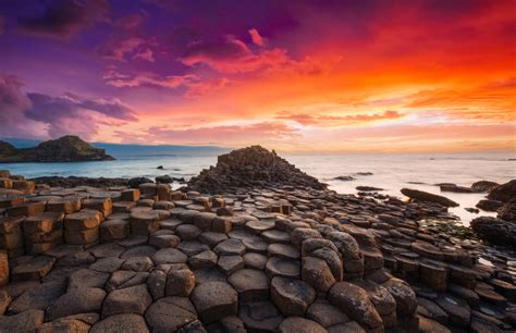 1676x1085 The Giants Causeway Northern Ireland Hd Sunset 1676x1085
