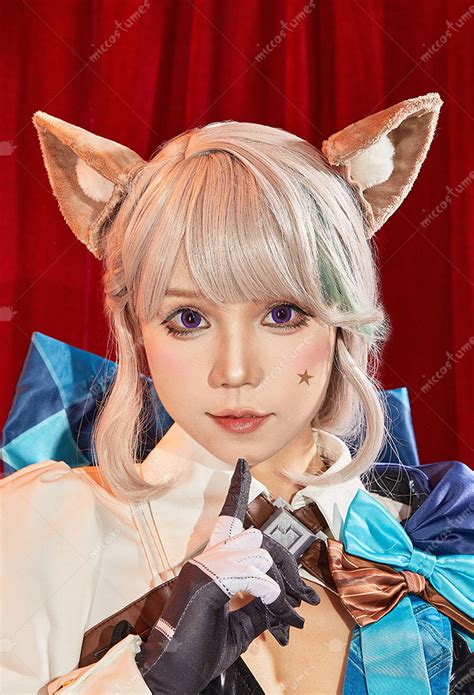 Lynette Cosplay Genshin Impact Costume Bodysuit Set Top Quality