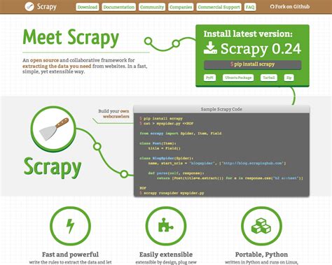 Scrapy Beautiful Open