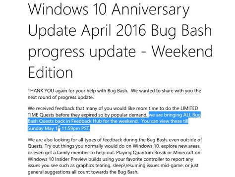 Bug Bash Wochenend Edition Deskmodder De