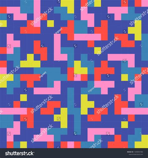 Pixel Art Background Pattern