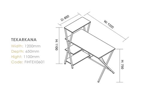 Texarkana Computer Desk And Shelves Desks Home Office Space Nz