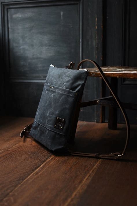 The Day Pack Waxed Canvas Backpack Store