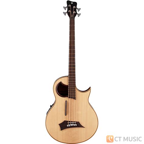 เบสโปร่งไฟฟ้า Warwick Alien Acoustic Bass 4 String สต็อกแน่น พร้อมส่ง Ct Music