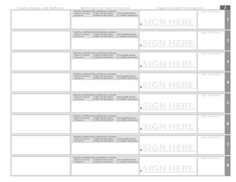 Notary Log Printable