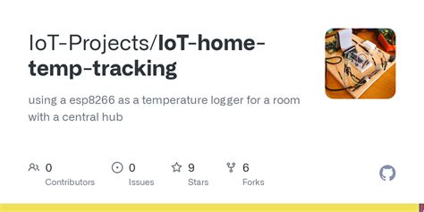 Github Iot Projects Iot Home Temp Tracking Using A Esp As A Temperature Logger For A Room