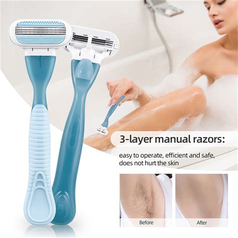 Best Price For Manual Hair Removal Device 3 Layer Flexible Blade For