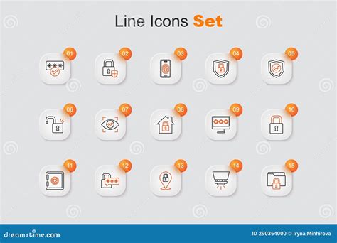 Set Line Folder And Lock Fire Sprinkler System Lock Cyber Security Safe Monitor With