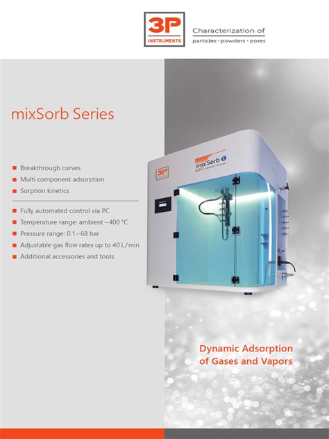 Breakthrough Analyzer Dynamicsorption Pdf Adsorption Gases