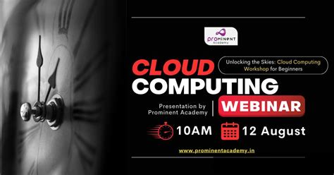 Prachi Lavekar On Linkedin 🌐 Join Our Cloud Computing Free Webinar 🚀 🗓 Date August 12th ⏰ Time
