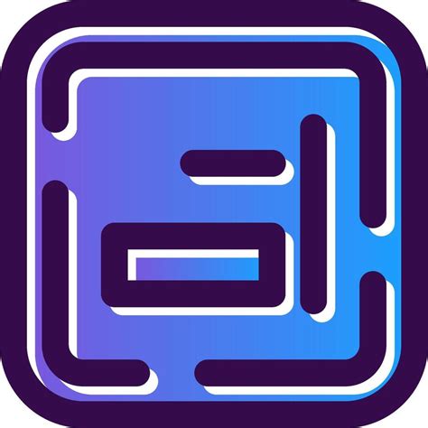 Right Alignment Gradient Filled Icon 41871303 Vector Art At Vecteezy Right Alignment Gradient Filled Icon 41871303 Vector Art At Vecteezy