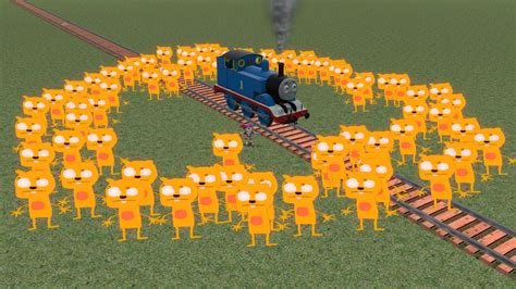 Thomas And Pomni Surrounded By Kief Nextbots By Redkirb On Deviantart