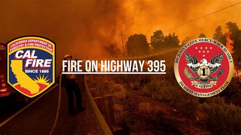 Fire On Highway 395 Youtube