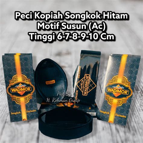 Jual Peci Hitam Wadimor Tinggi 6 7 8 9 10 Cm Susun Wadimor Original