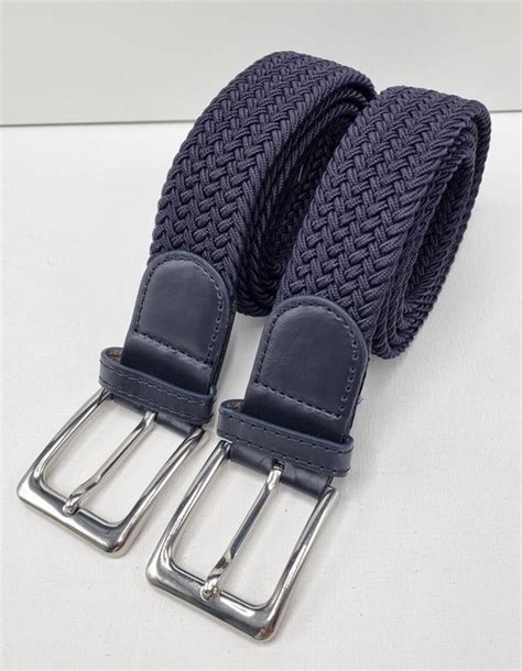 2 Pack Deal Elastische Broekriem Stretch Riem Vlecht Riem Gevlochten