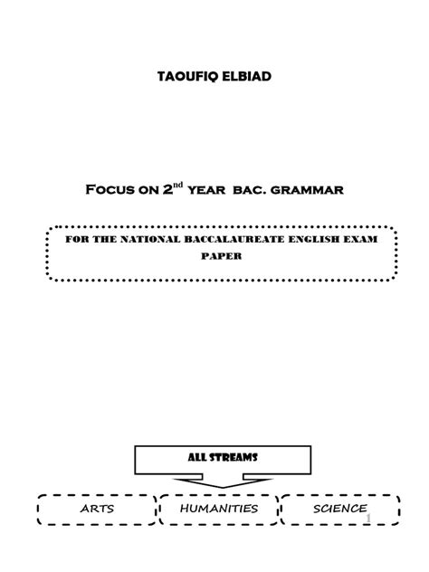 Grammar Workbook Pdf Perfect Grammar Syntax