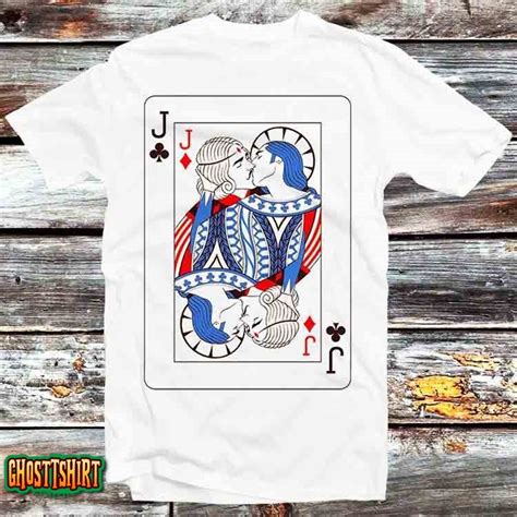 Jack Playing Card Gay Pride Lgbt Rainbow Spade Diamond T Shirt