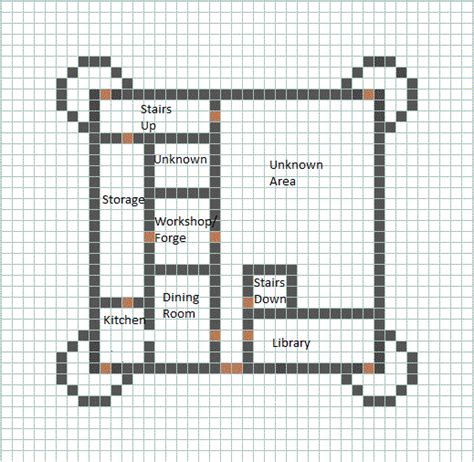 Castle Blueprint Château Minecraft Minecraft Castle Blueprints