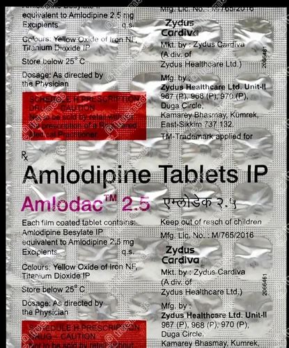 Amlodac 25mg Tablets At ₹ 5376stripe Hyper Tension Tablets In Coimbatore Id 2852677306255