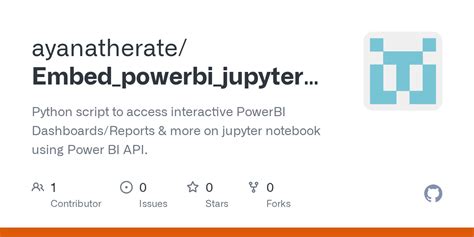 Github Ayanatherateembedpowerbijupyternotebook Python Script To