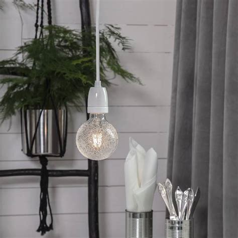 E27 patice Glaze s kabelem bílá lumories cz