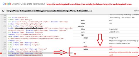 Mengatasi Error Stuctured Data Attribute Logoheight Invalid Value Blog Orang It