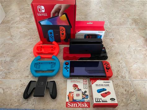 Nintendo Switch Oled Package Video Gaming Video Game Consoles