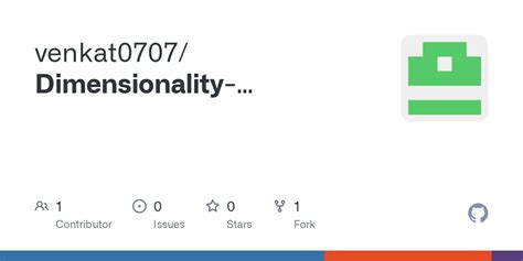 Github Venkat0707dimensionality Reduction And Classification Of