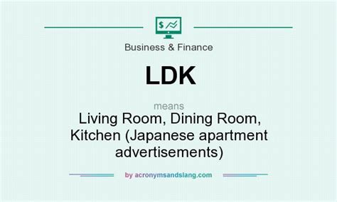 Ldk Living Room Dining Room Kitchen Japanese Apartment Advertisements In Business