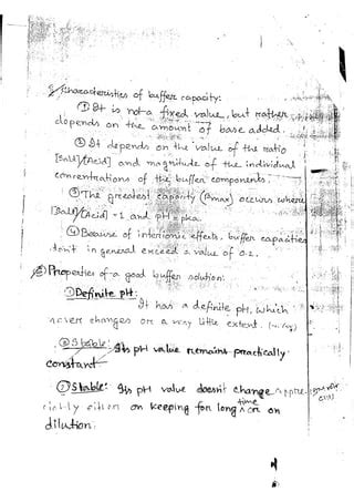 Buffer Capacity In Detail Reactions PDF