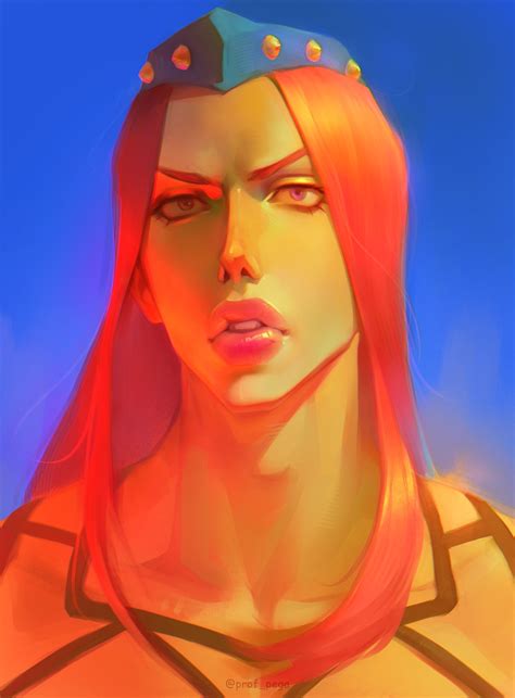 Narciso Anasui Jojo No Kimyou Na Bouken And More Drawn By Prof Pega Danbooru