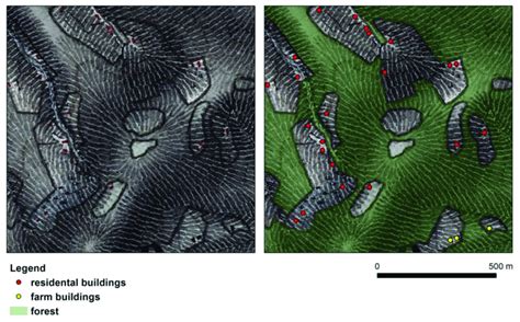 Historical Data Acquisition Result Of Manual Vectorization Of Forest Download Scientific
