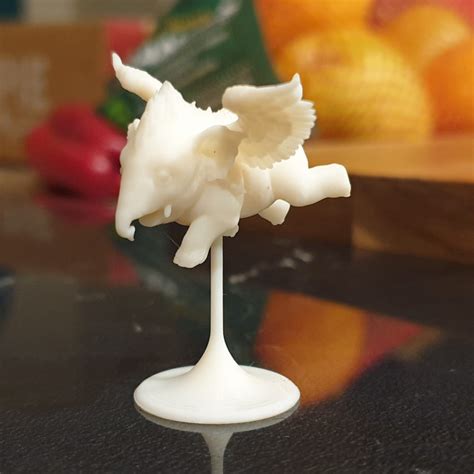 3d Print Of Hollyphant Pair Tabletop Miniatures Pre Supported By