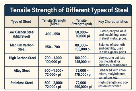 Tensile Strength Of Steel Econsteel