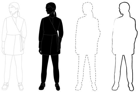 Silhouette Outline Vector Art Icons And Graphics For Free Download
