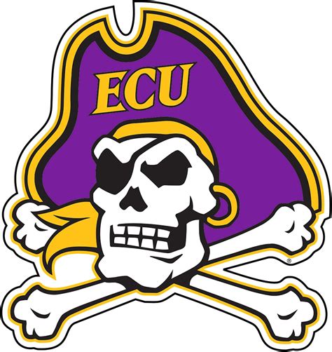 East Carolina Pirates 4 Inch Vinyl Mascot Decal Sticker