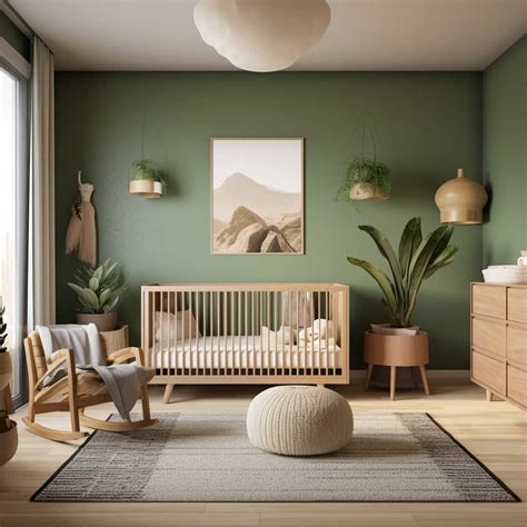17 Tranquil Green Nursery Designs For Your Little One • 333 Images