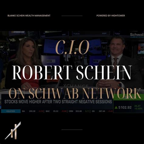 The F E W On Linkedin C I O Robert Schein On Schwab Network The Watch List With Nicole…
